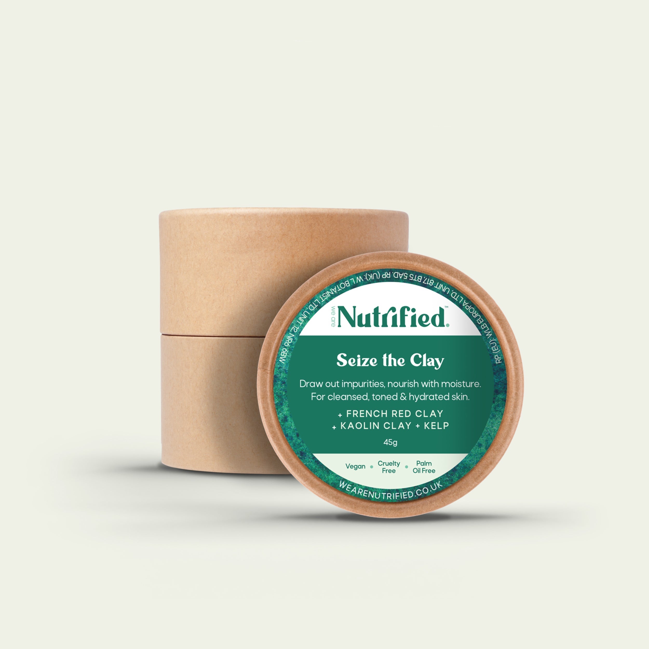 Seize the Clay - Natural Vegan Face Mask – Agility Health Solutions