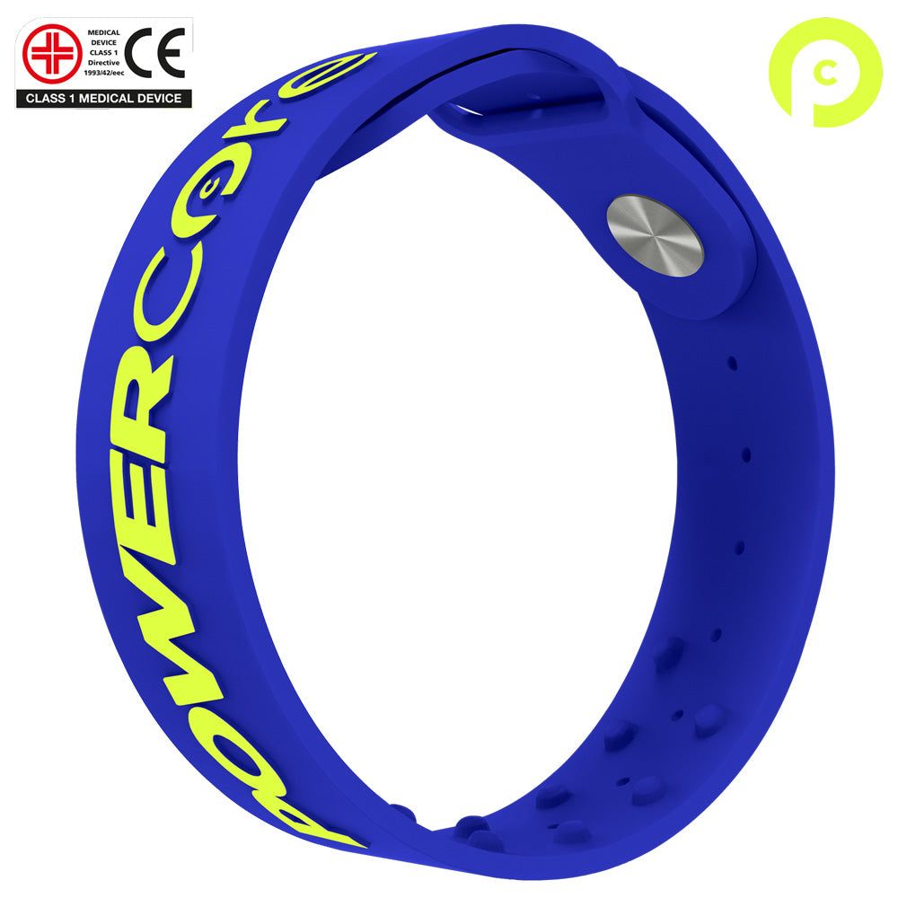 POWERCORE Sports Performance Wrist Band - Neon Blue | Agility Health ...